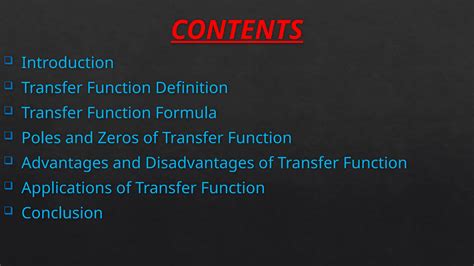 control system transfer function ppt pptx physics science