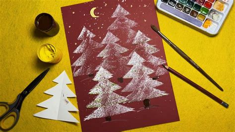 Як ПРОСТО намалювати ялинку Малюємо ялинковий ліс Youtube