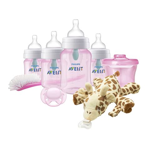 Set Rn Anticólico Snuggle Avent 9pz Rosa Bb