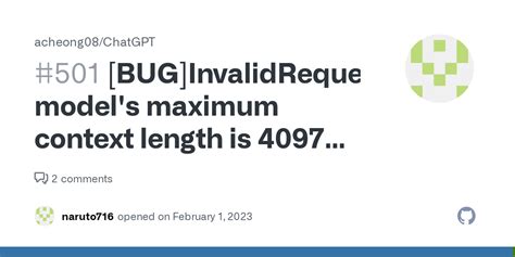 [bug]invalidrequesterror message this model s maximum context length is 4097 tokens however