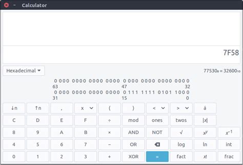 Can I Convert Hex To Decimal Using The Calculator App Ask Ubuntu