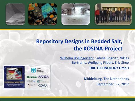 19 Repository Designs In Bedded Salt The Kosina Project Ppt