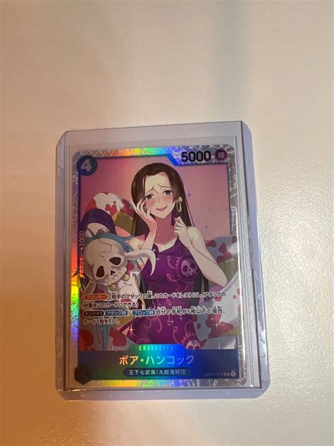 Boa Hancock Secret Rare One Piece TCG Hobbies Toys Toys Games