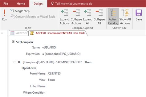 Blog Y Foro De Access Como Proteger Datos Del Formulario En Access Macros Tempvars