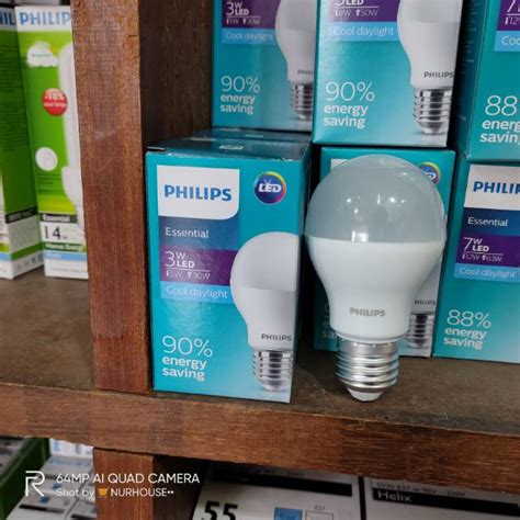 Jual Philips Led 3 Watt Essential Bohlam Lampu Philips Shopee Indonesia