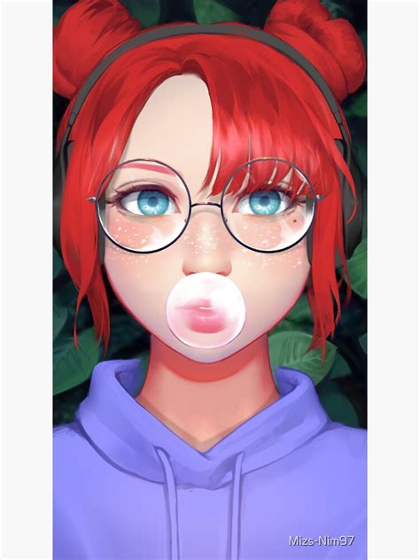 Cute Nerd Avatar Sticker By Mizs Nim97 Redbubble