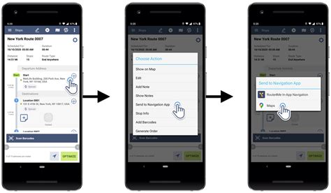 Navigation Precision Settings On Android Route Planner App