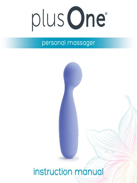 6703 Plusone Personal Massager Full Instruction Manual Pdf