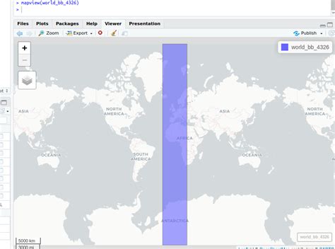 Qgis Creating Polygon With One Third Of World Surface Using R Geographic Information Systems