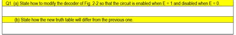 solved q1 a state how to modify the decoder of fig 2−2