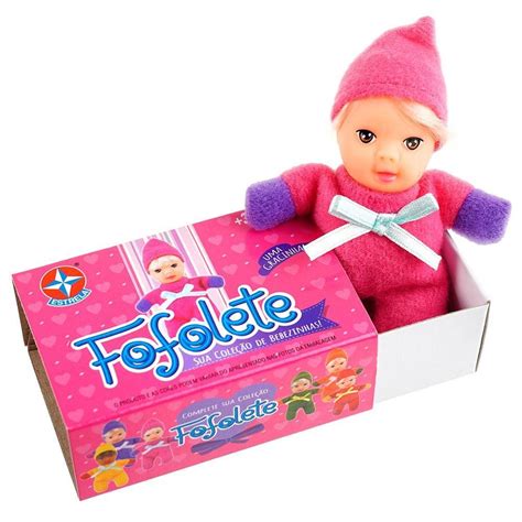 Boneca Fofolete Estrela Rosa Webcontinental