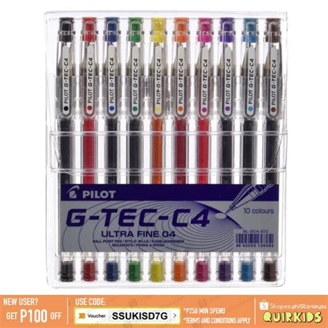 Pilot Gtec Color Signpen Gel Pen Ink C Set Gtech G Tec Lazada Ph