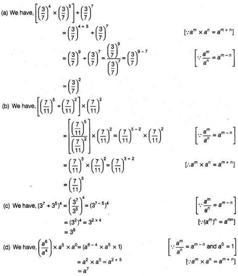 Ncert Worksheets For Class Maths Exponents And Powers Sara Battle S Math Worksheets