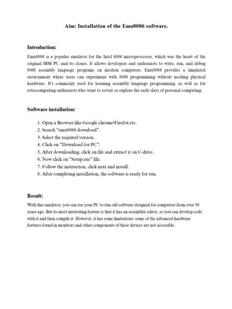 Microproccesor Lab Udita Pdf Personal Computers Programming