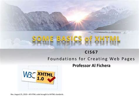 Ppt Mastering Xhtml Basics Proper Coding Practices Powerpoint Presentation Id 2868127