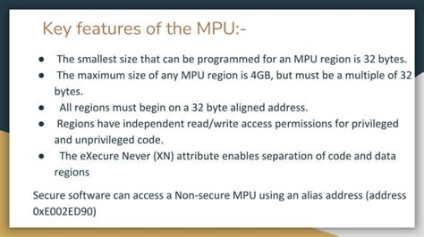 Memory Protection Unit Mpu 1pptx