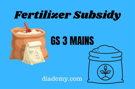 Fertilizer Subsidy Issues And Reforms Diademy Ias