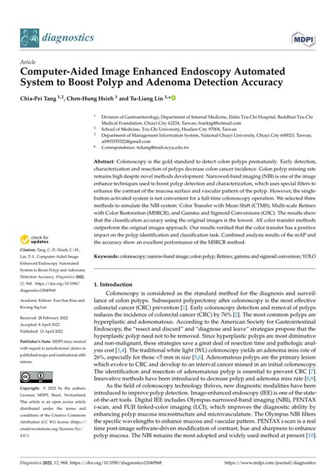 Pdf Computer Aided Image Enhanced Endoscopy Automated System To Boost
