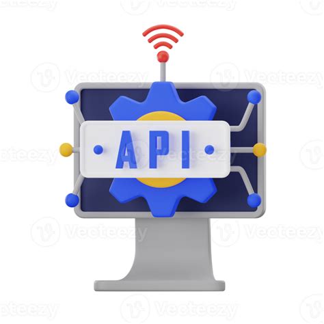 Api Setting Coding 3d Illustrations 33535085 Png