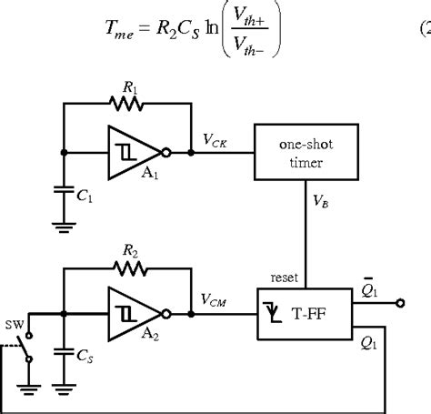 Figure 1 From Simple Capacitance To Time Converter Semantic Scholar