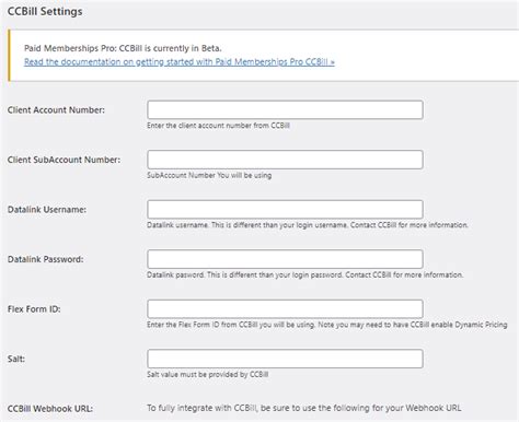 CCBill Add On Plugin For PMPro
