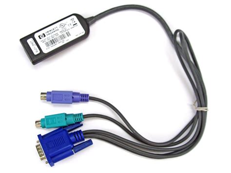 HP KVM CAT5 PS 2 Interface Adapter Pack 1 262588 B21 286597 001 396632 001 HPecas Com