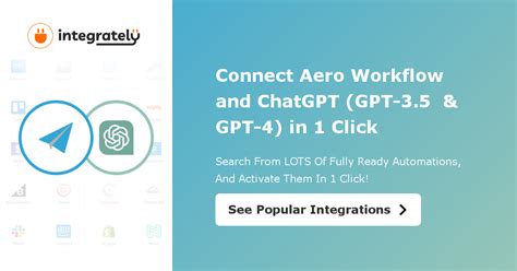 How To Integrate Aero Workflow And Chatgpt Gpt 3 5 And Gpt 4 1 Click ️ Integration