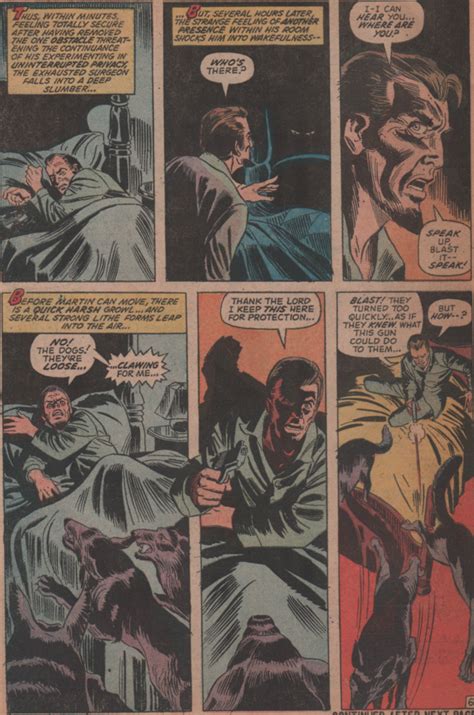 Journey Into Mystery 5 1973 “the Shadow From The Steeple ” Magazines And Monsters