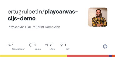 Github Ertugrulcetinplaycanvas Cljs Demo Playcanvas Clojurescript Demo App