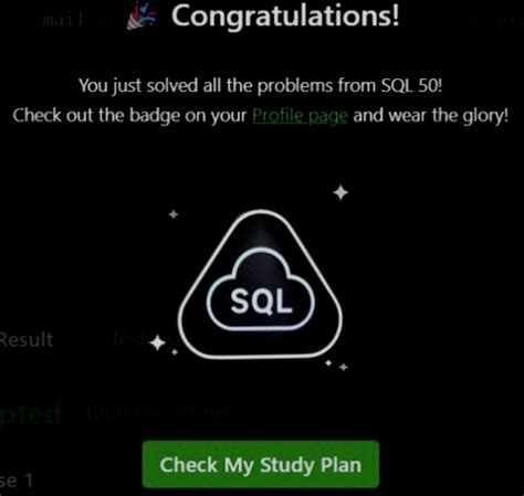 Muskan On Linkedin Sql Leetcode Datascience Programming Achievement Sql50 Database