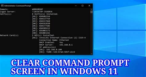 Clear Command Prompt Screen Gogorapid