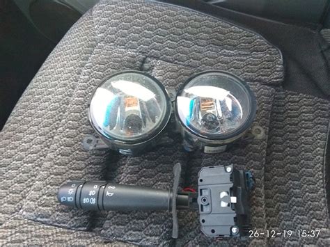 Комплект для установки птф собран. — Renault Duster (1G), 1,6 л, 2013 ...