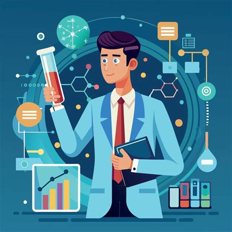 Premium Vector Data Scientist Machine Learning Or Deep Learning To Analyze Data For Insight
