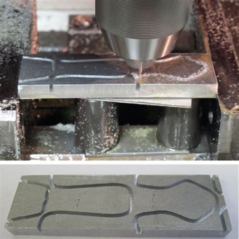 Manufacturing Process In A CNC Milling Machine Top And Final Download Scientific Diagram