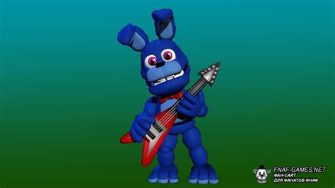 Картинки ФНаФ Ворлд Бонни описание Бонни в Fnaf World