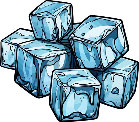 Ai Generated Cube Of Ice Clipart Design Illustration Png