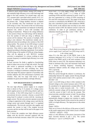 High Efficiency Led Drivers A Review PDF Consumer Electronics Technology Computing