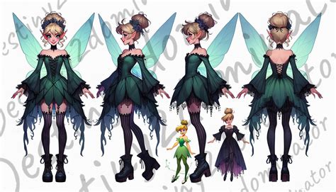 Disney Gothic Tinkerbell By Destiny2dominator On Deviantart
