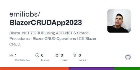 Github Emiliobsblazorcrudapp2023 Blazor Net 7 Crud Using Adonet