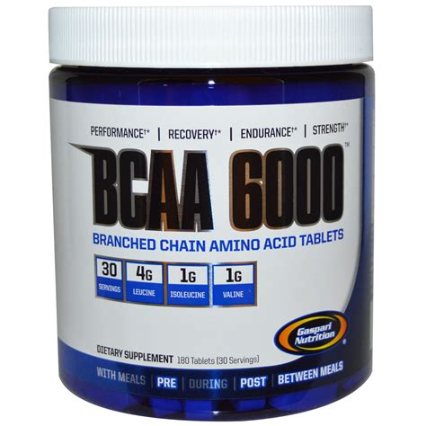Gaspari Nutrition, BCAA 6000, 180 Tablets - iHerb