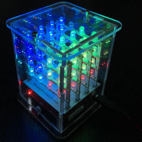 Cube De Led 4x4x4 Arduino Robotisâmes