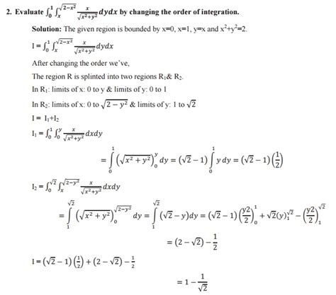 multiple integrals