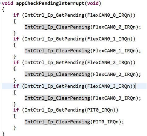 solved how to check pending interrupts nxp community