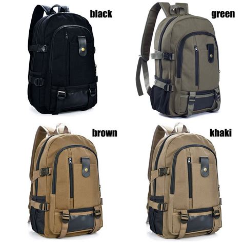 Badu Bg Мъже Жени Спортна платнена пътна чанта за лаптоп Ученическа чанта Раница Раница Badu Bg