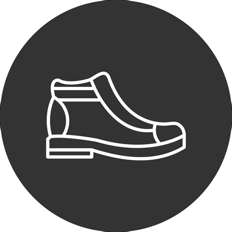 Boot Line Inverted Icon 9896024 Vector Art At Vecteezy