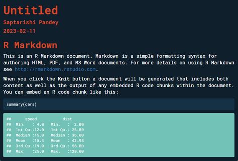 How To Use Custom Css In Rmarkdown By Saptarishi Medium