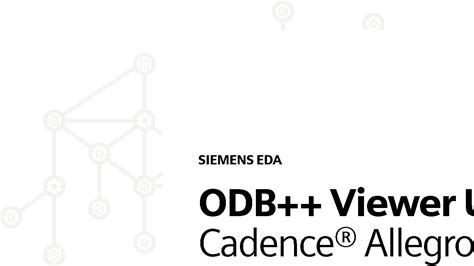 Odb Viewer User Guide Siemens Software