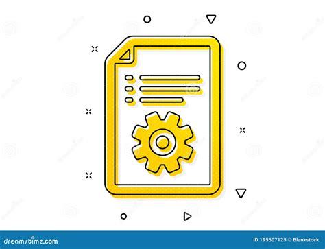 Technical Documentation Icon Instruction Sign Vector Stock Vector Illustration Of Circle