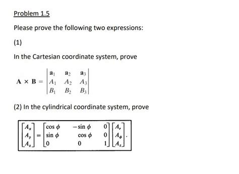 solved please prove the following two expressions 1 in