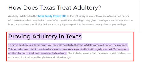 Adultery And Divorce In Texas Warren Migliaccio L L P